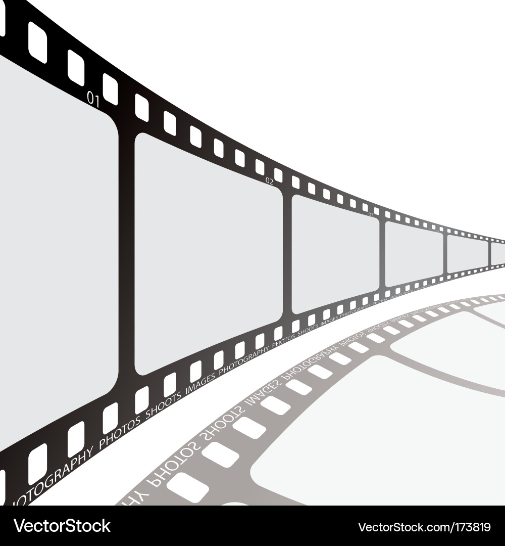 Film reel Royalty Free Vector Image - VectorStock