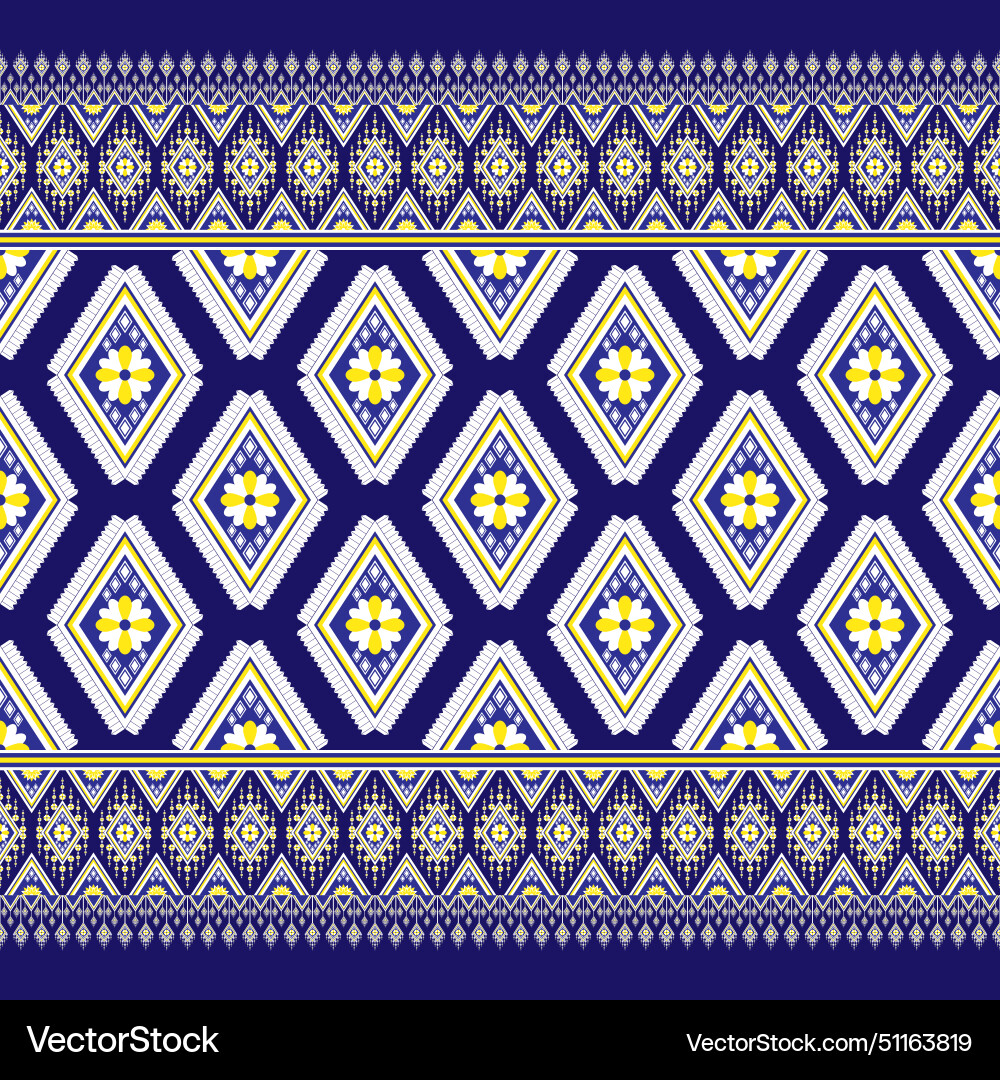 Geometric fabric pattern 012 Royalty Free Vector Image