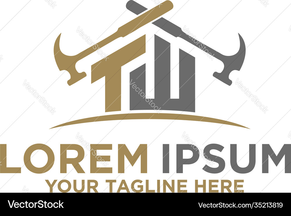 TW Construction - Building Solutions Royalty Free Vector