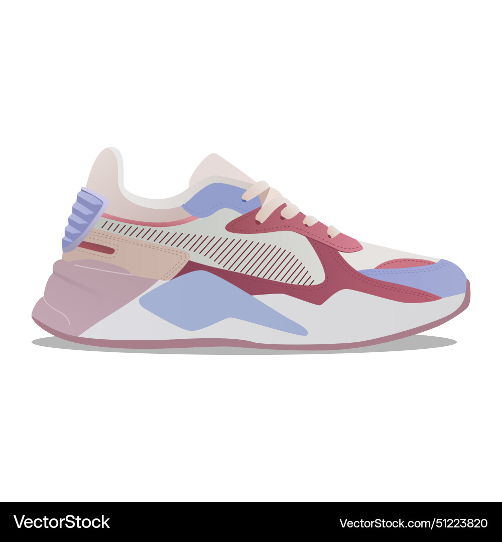 Of sneaker Royalty Free Vector Image - VectorStock