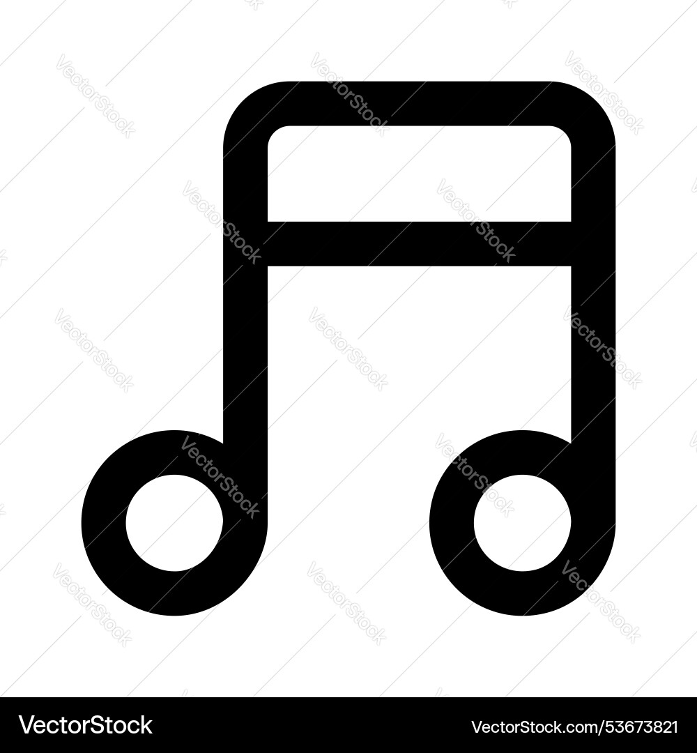 Music note Royalty Free Vector Image - VectorStock