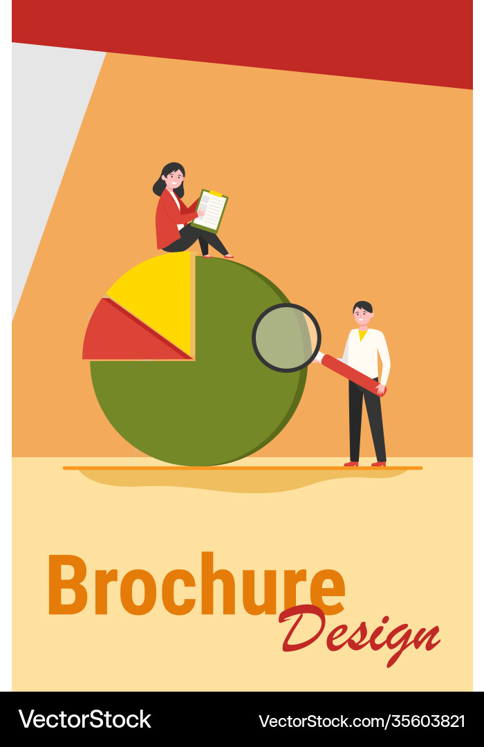 Professionals analyzing diagram Royalty Free Vector Image