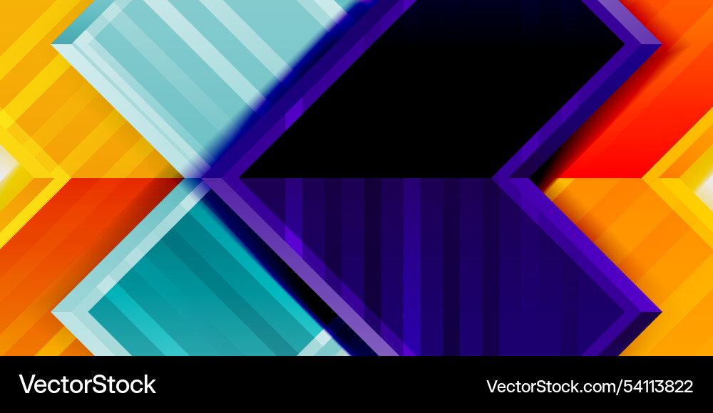 Arrow geometric abstract background Royalty Free Vector