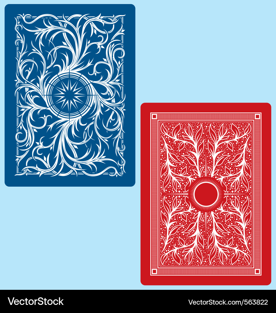 Playing cards Royalty Free Vector Image - VectorStock