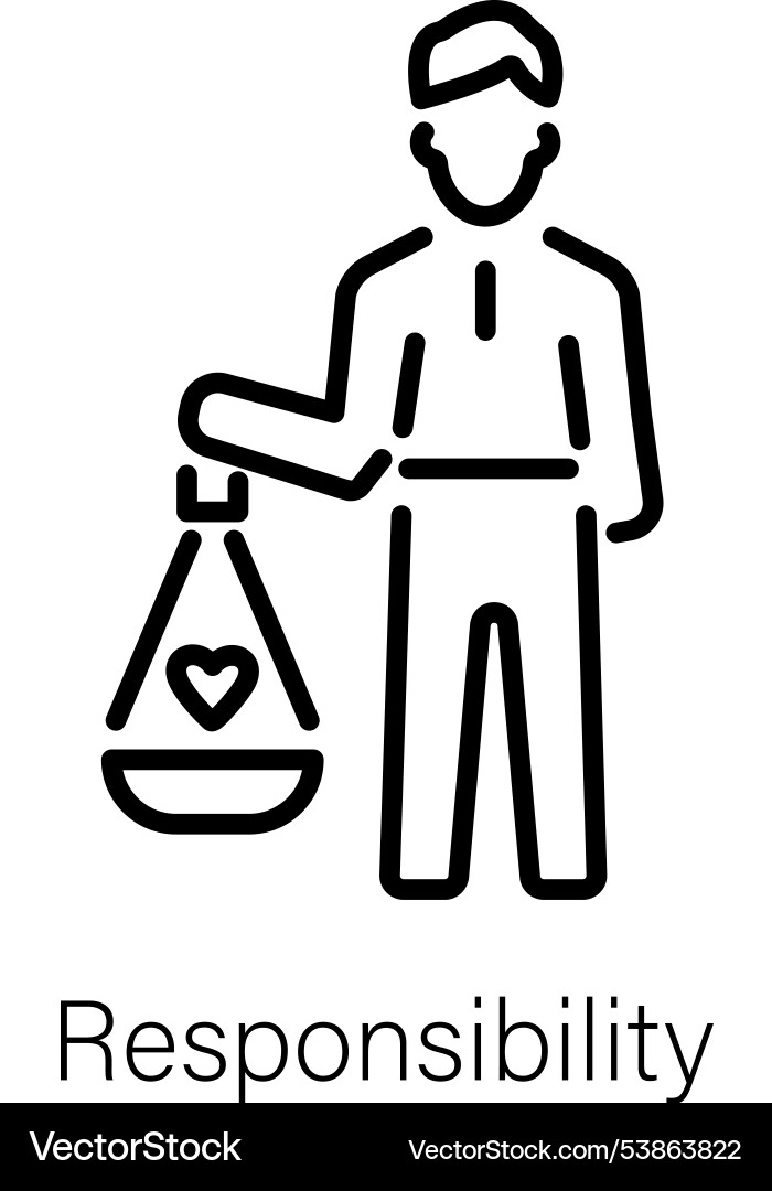 Responsibility Royalty Free Vector Image - VectorStock