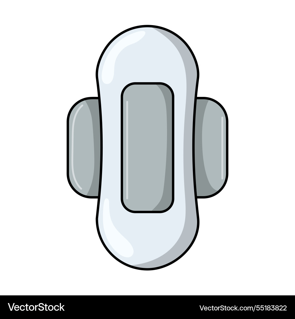 Sanitary pad Royalty Free Vector Image - VectorStock