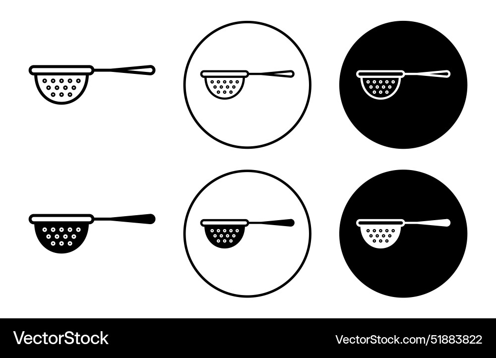 Sieve icon Royalty Free Vector Image - VectorStock