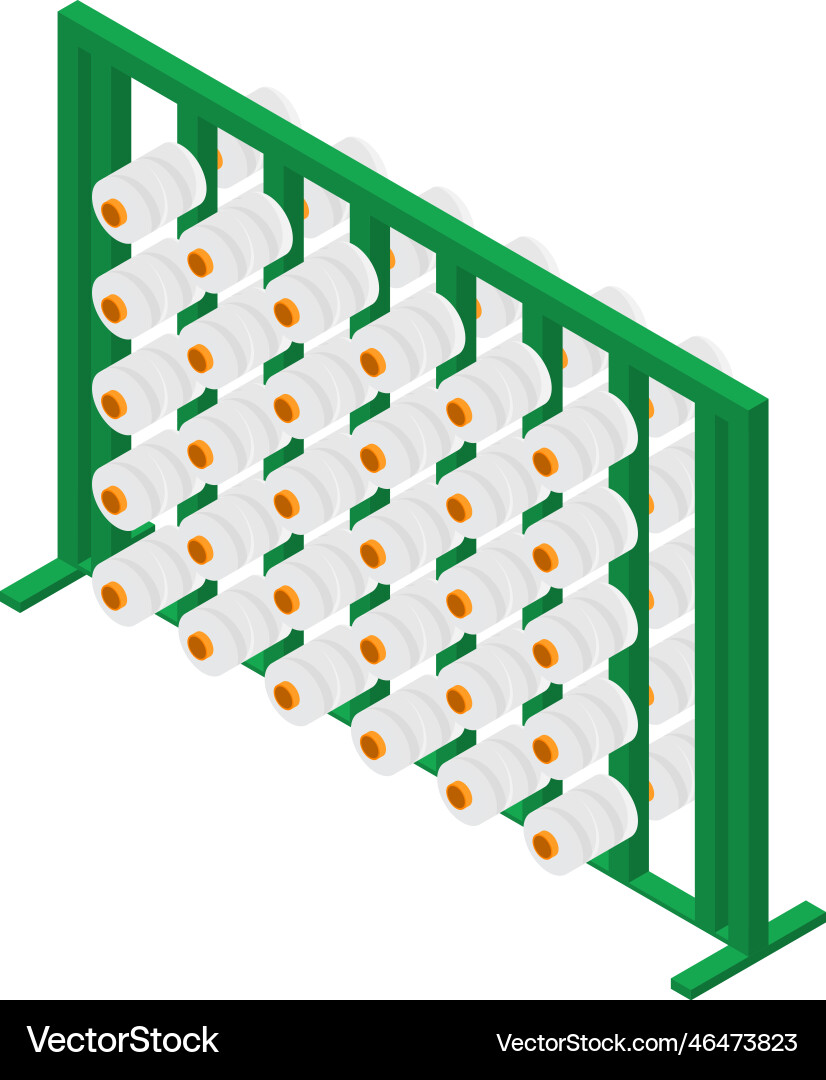 Textile industry icon Royalty Free Vector Image