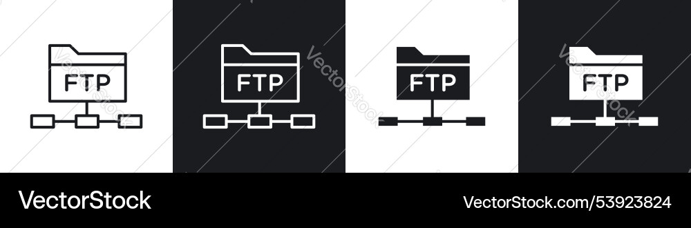 Ftp icon Royalty Free Vector Image - VectorStock
