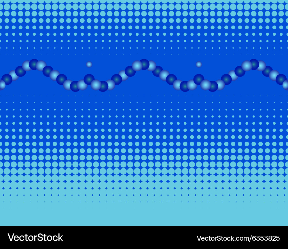 Abstract Halftone Wave Background Royalty Free Vector Image
