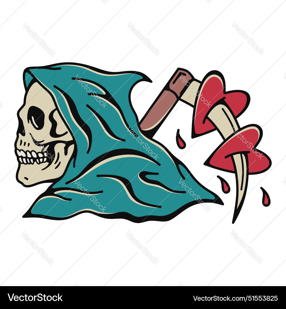 Grim reaper design Royalty Free Vector Image - VectorStock