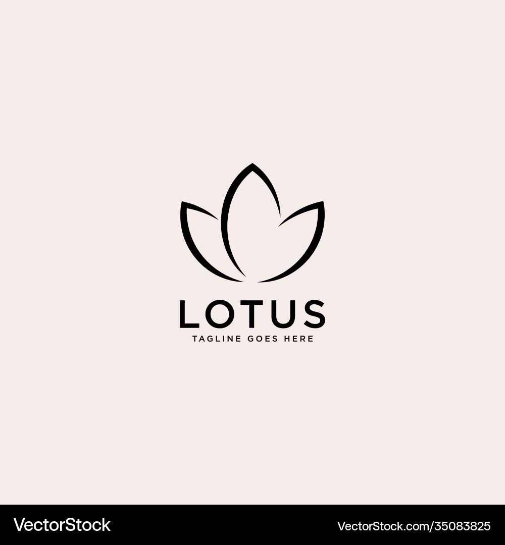 Lotus Flower Logo Template – Free Vector | VectorStock