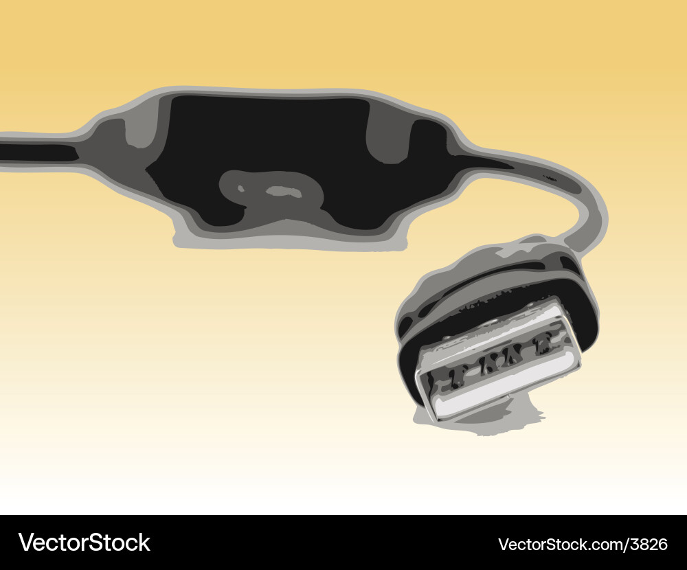 Sub cable Royalty Free Vector Image - VectorStock
