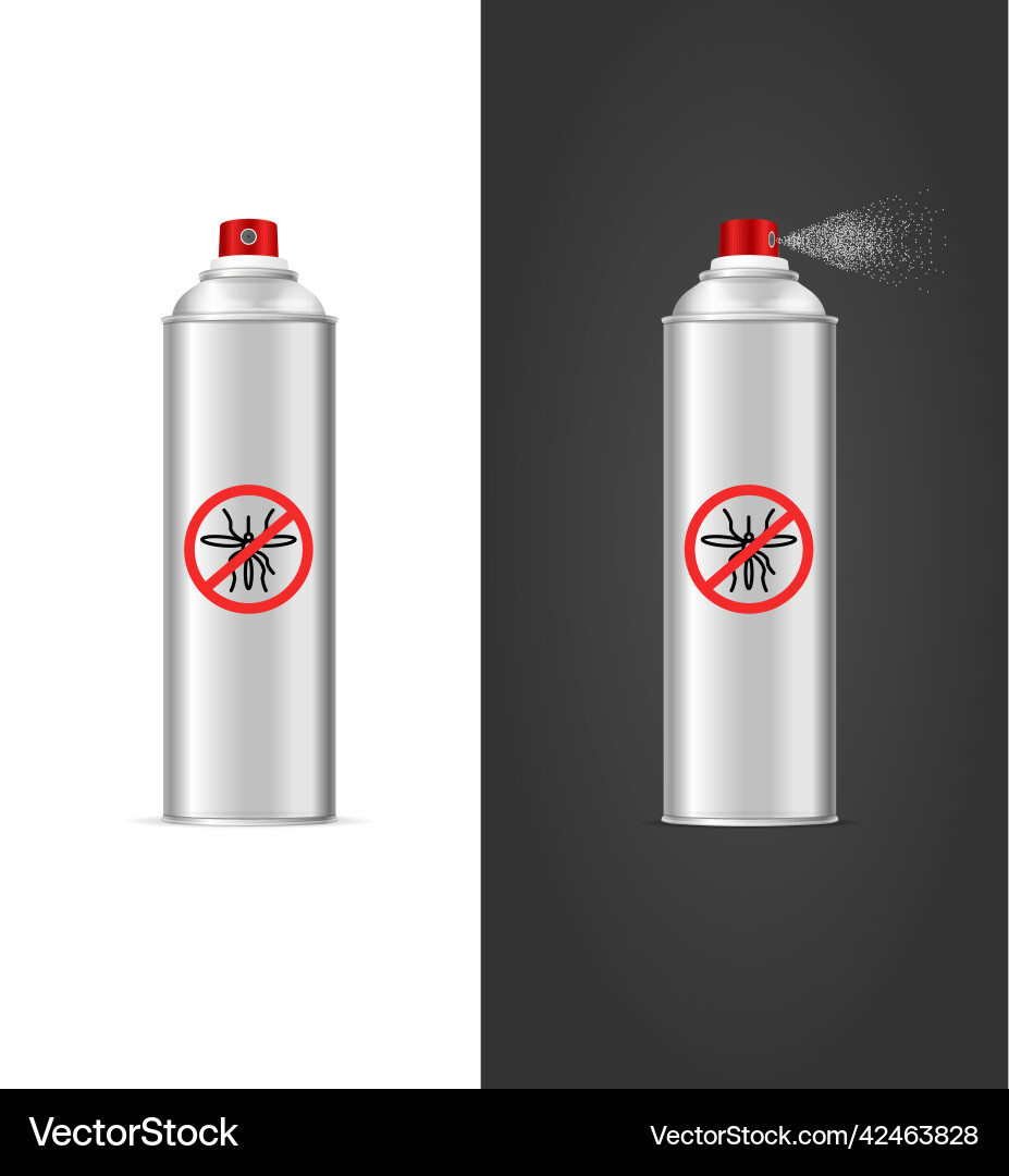 Realistic detailed 3d mosquito insect repellent Vector Image