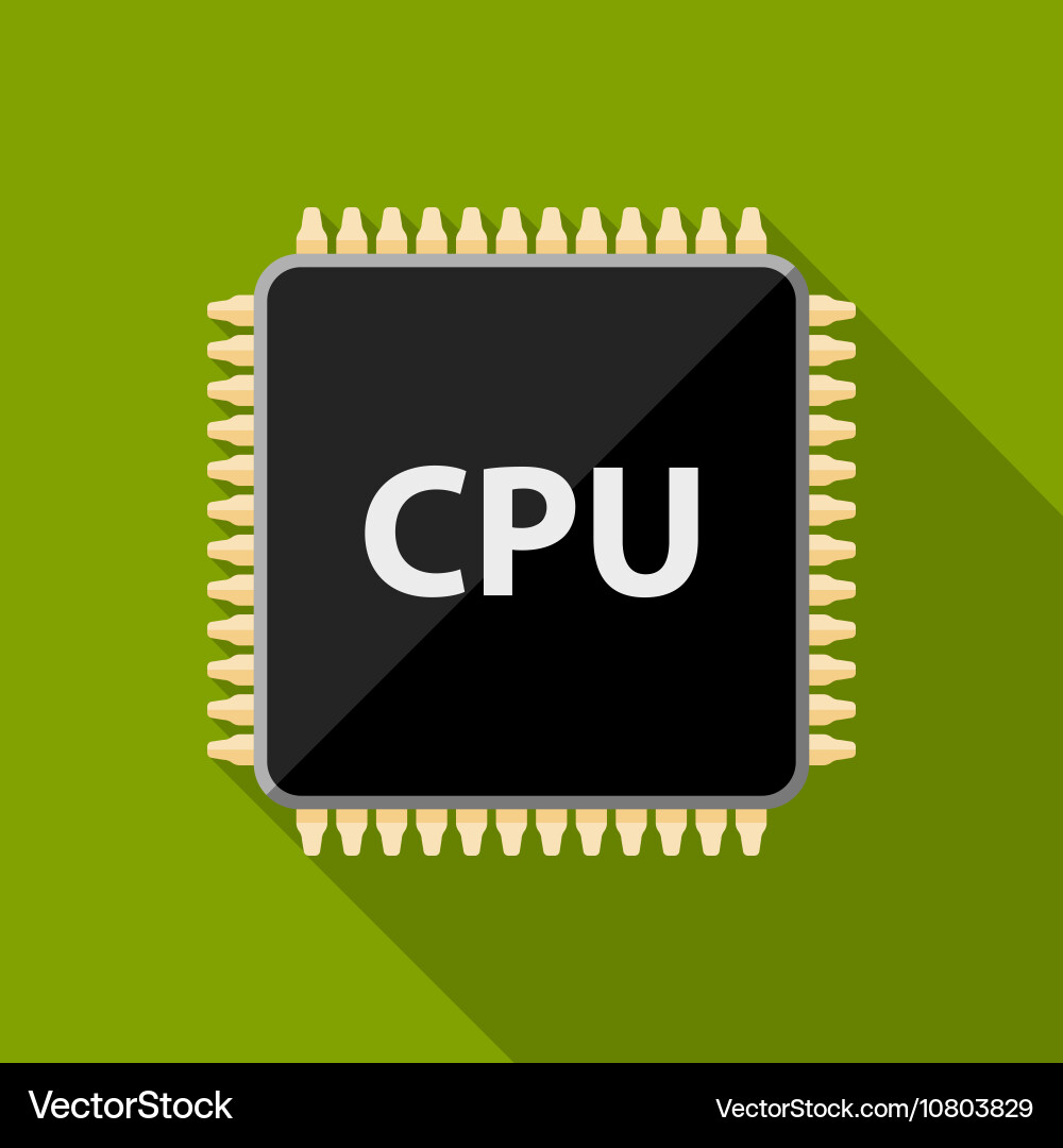 Cpu icon Royalty Free Vector Image - VectorStock