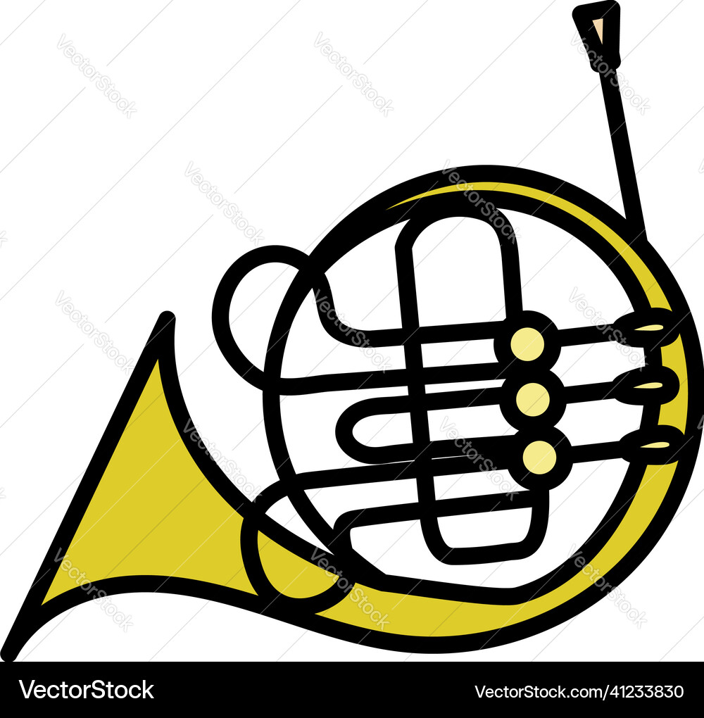 Horn icon Royalty Free Vector Image - VectorStock