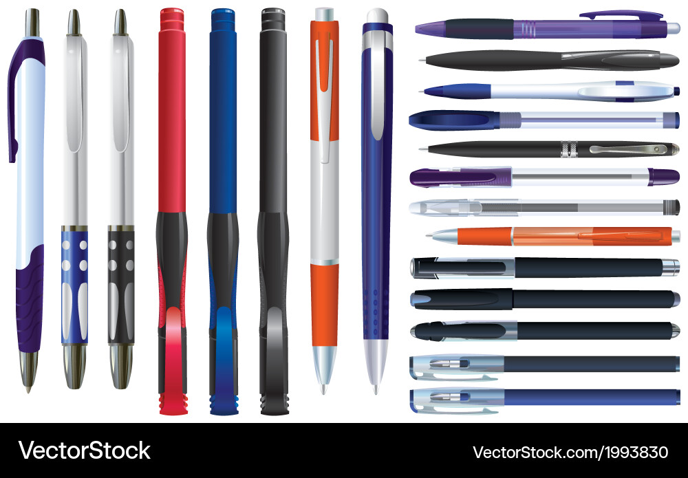 Pens Royalty Free Vector Image - VectorStock