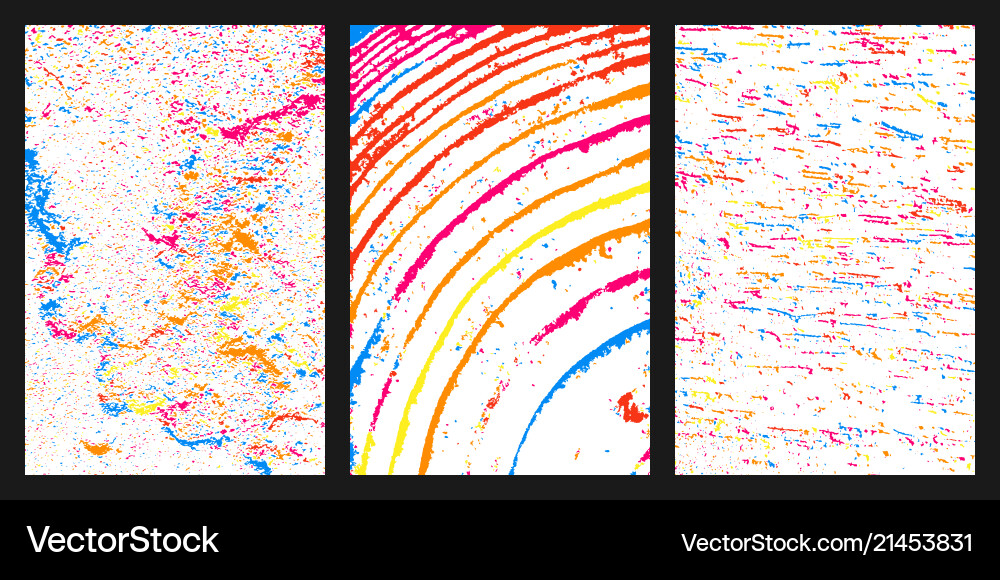 Colorful Grunge Texture Royalty Free Vector Image