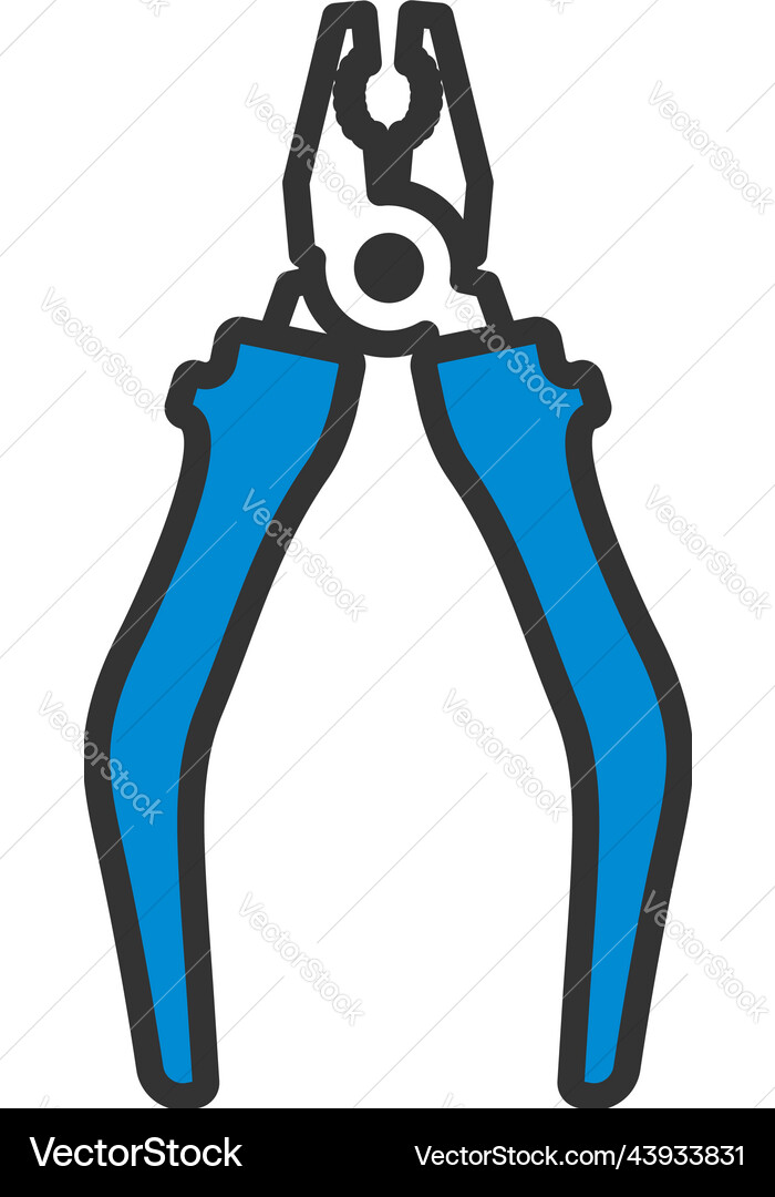 Icon of pliers Royalty Free Vector Image - VectorStock