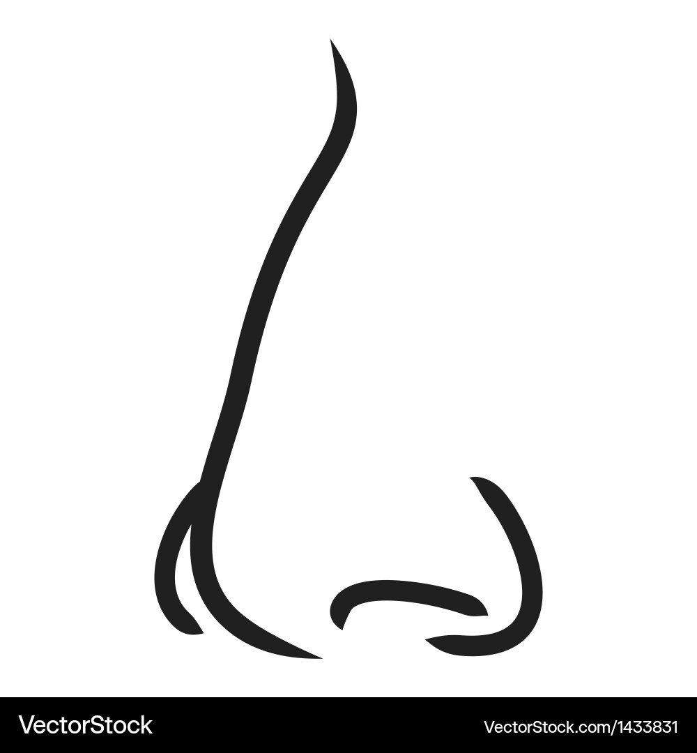 Nose Royalty Free Vector Image - VectorStock