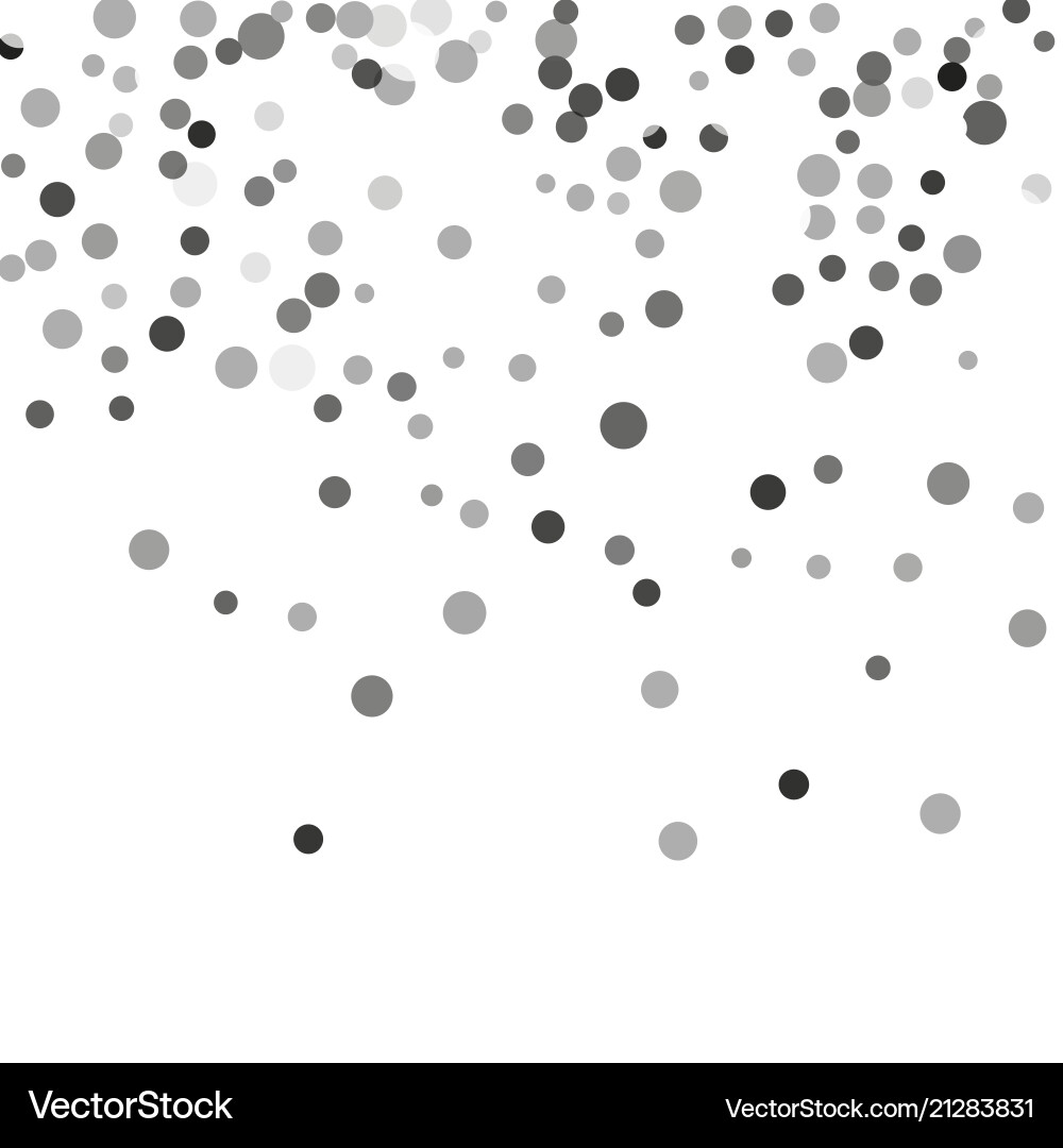 Silver Confetti Background