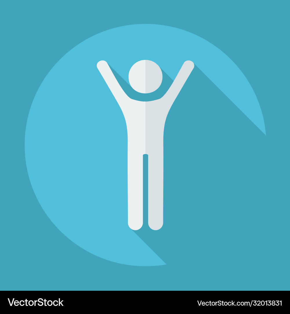 Stick figure human silhouette Royalty Free Vector Image