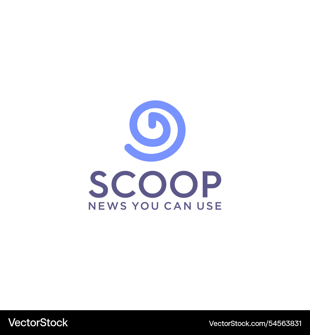 Swirl icon abstract logo Royalty Free Vector Image