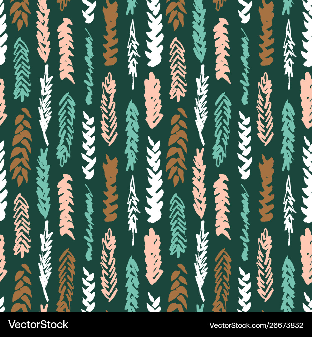 Colorful Cereal Grain Pattern Royalty Free Vector Image