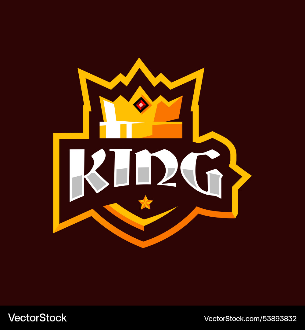 King logo Royalty Free Vector Image - VectorStock
