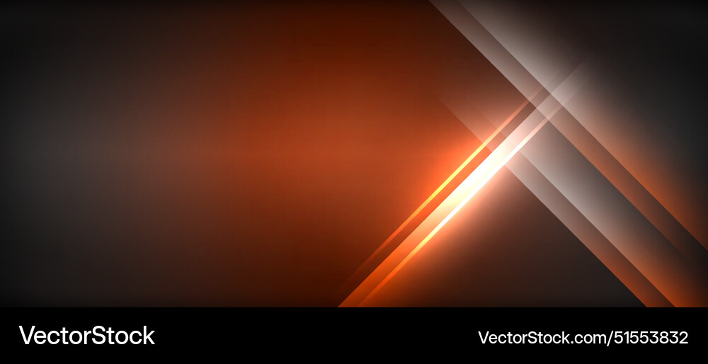 Neon glowing circle rays light round lines in the Vector Image