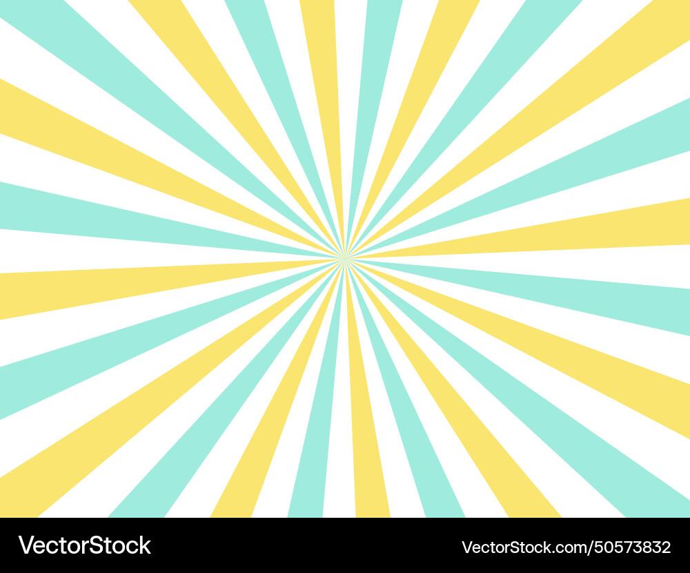 Sun rays background template sunbeam white Vector Image