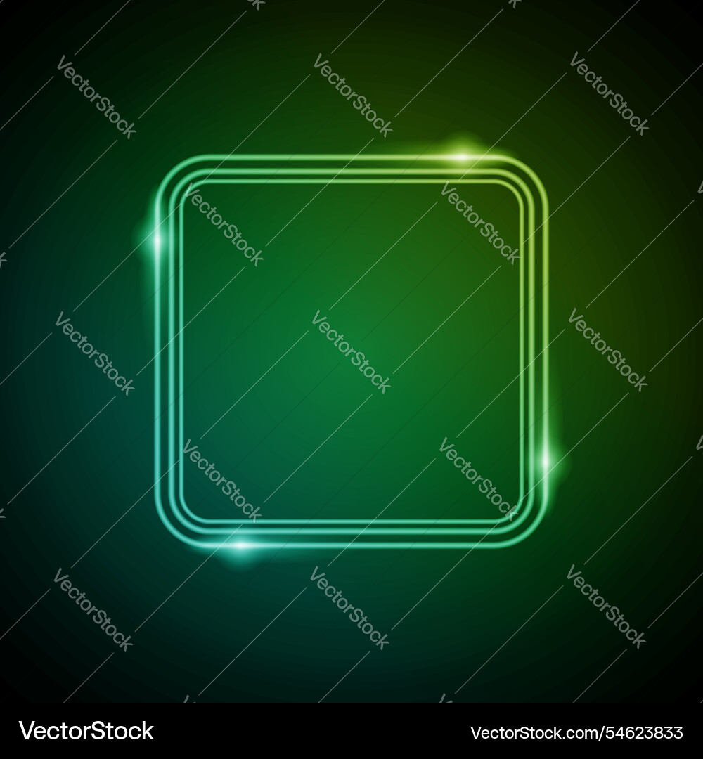 Glow frame Royalty Free Vector Image - VectorStock