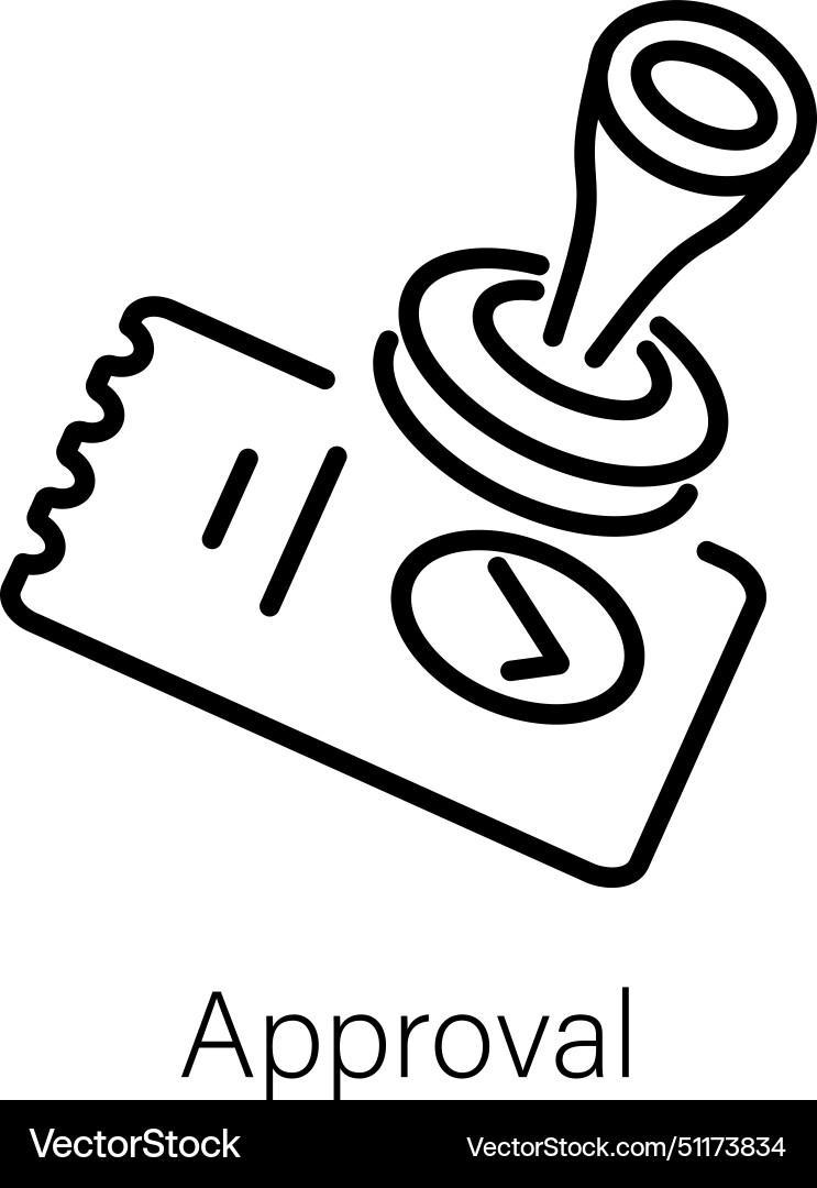Approval Royalty Free Vector Image - VectorStock