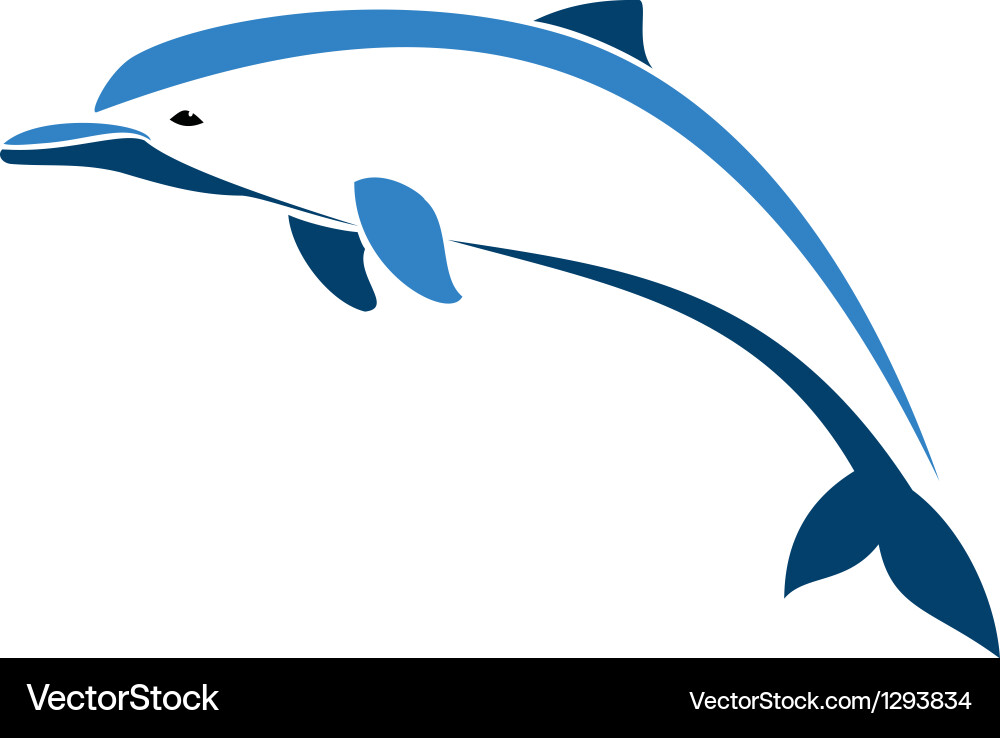 Dolphin Royalty Free Vector Image - VectorStock