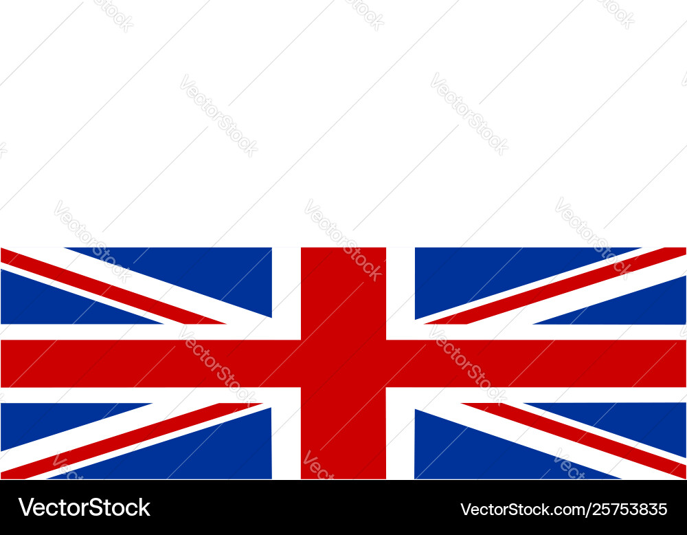 British flag banner Royalty Free Vector Image - VectorStock