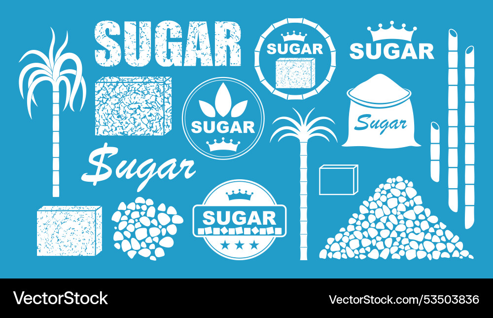 Sugar Royalty Free Vector Image - VectorStock