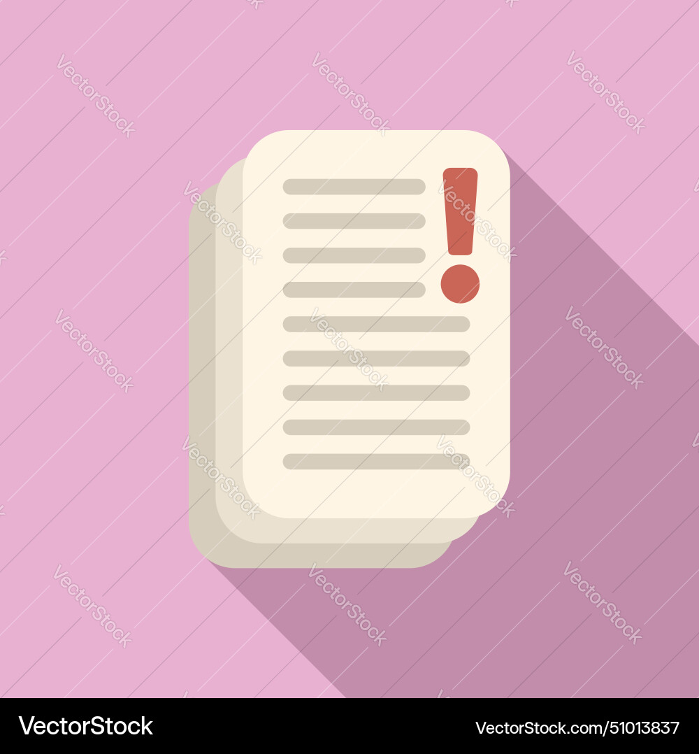 Disclaimer paper modern icon flat stack Royalty Free Vector Disclaimer paper modern icon flat stack Royalty Free Vector