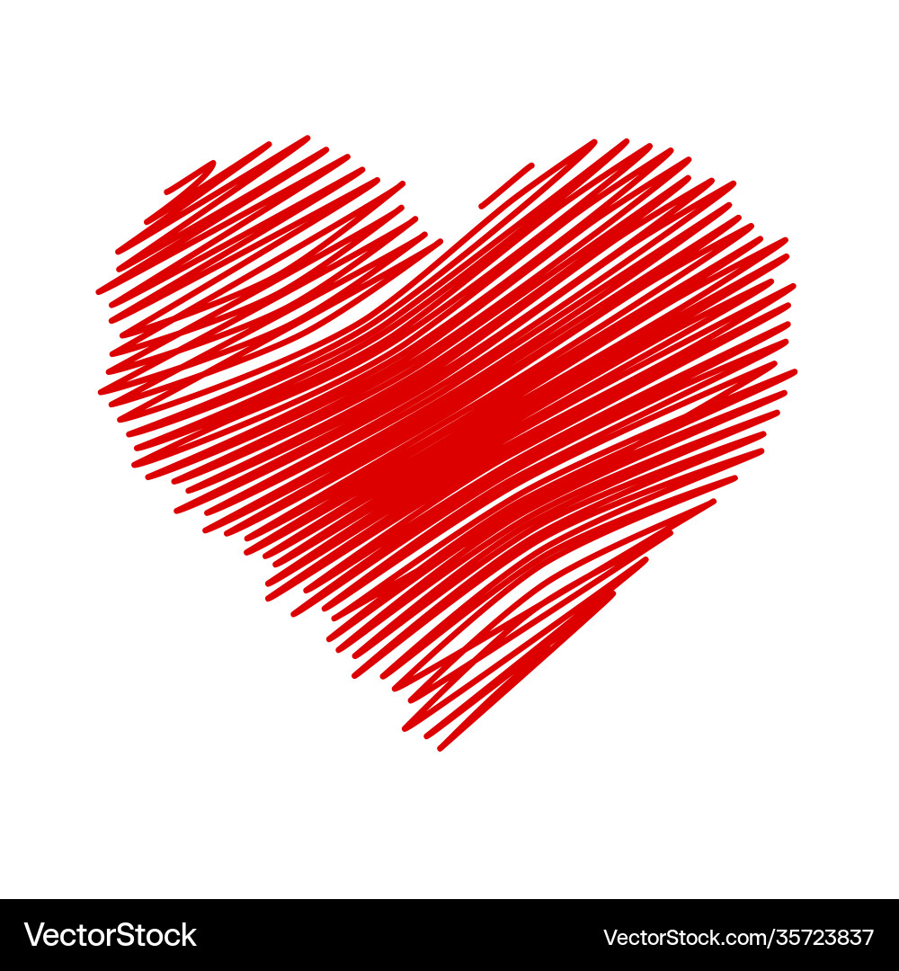 Marker isolated heart Royalty Free Vector Image