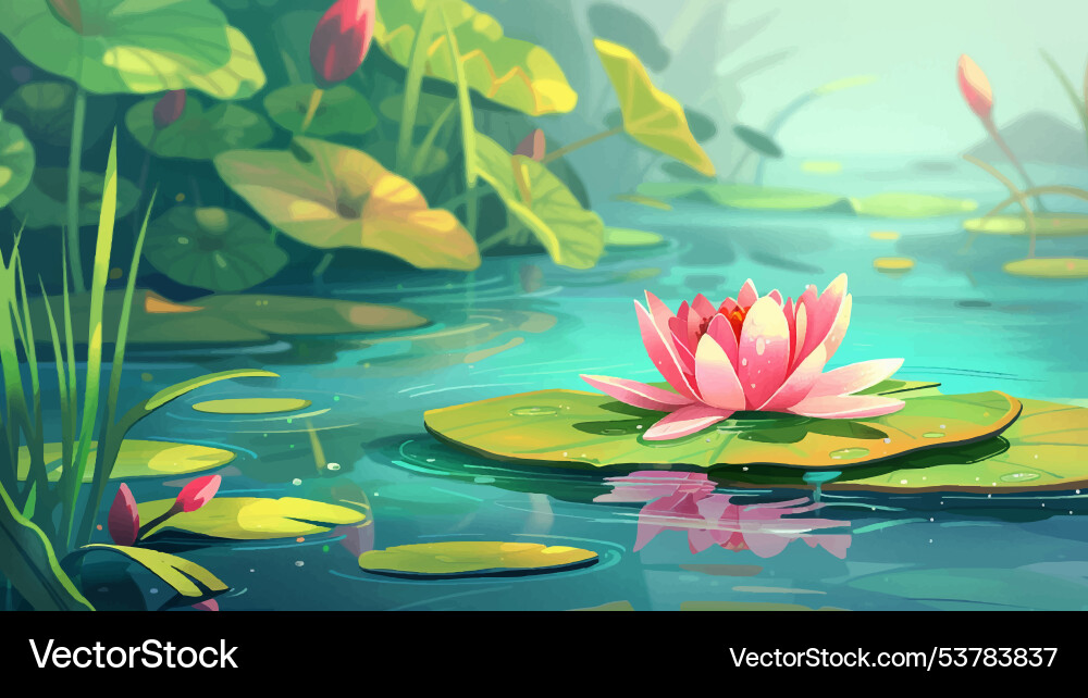 Lotus Flower Cartoon Vector Images (over 3,800)