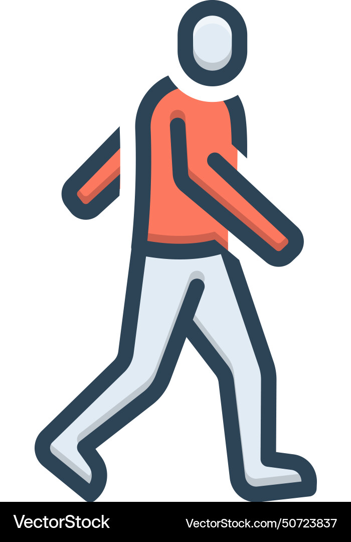Walk Royalty Free Vector Image - VectorStock