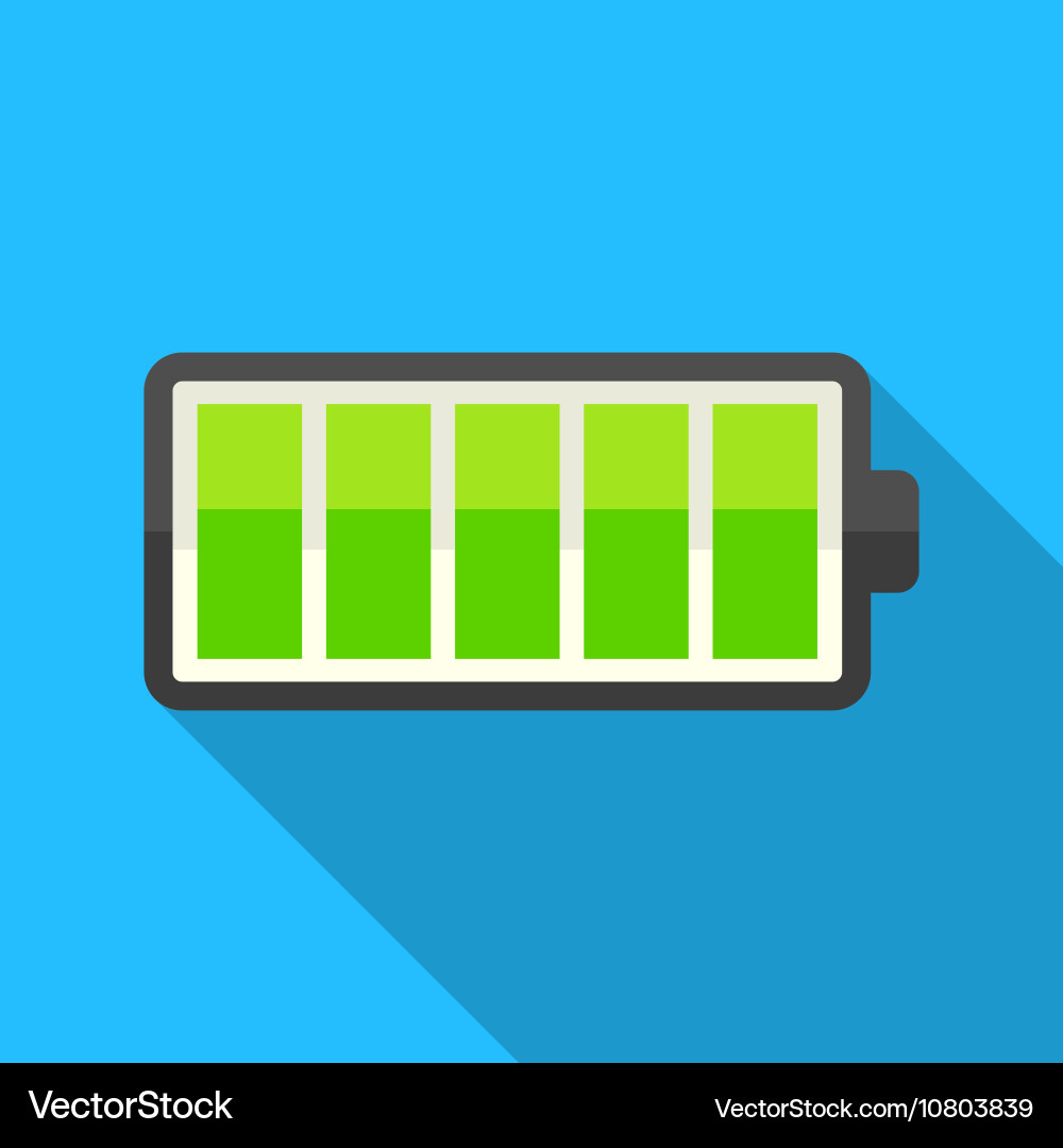 Full charge icon Royalty Free Vector Image - VectorStock