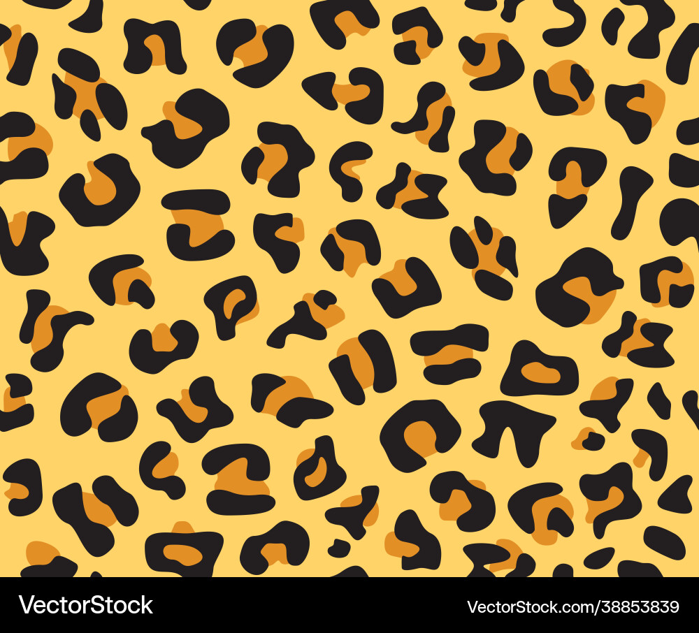 Leopard skin texture Royalty Free Vector Image