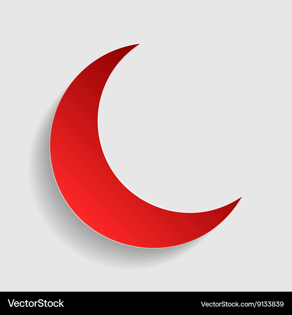 Moon sign Royalty Free Vector Image - VectorStock