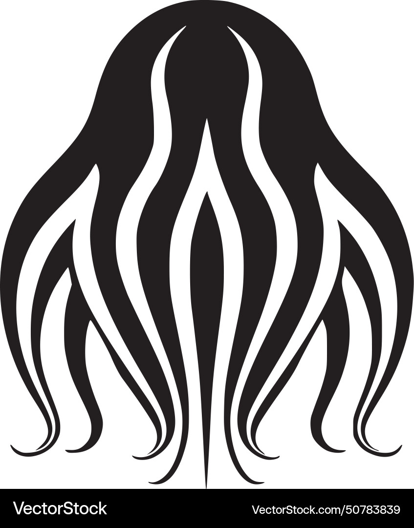 Octopus tentacles - high quality logo ideal Vector Image