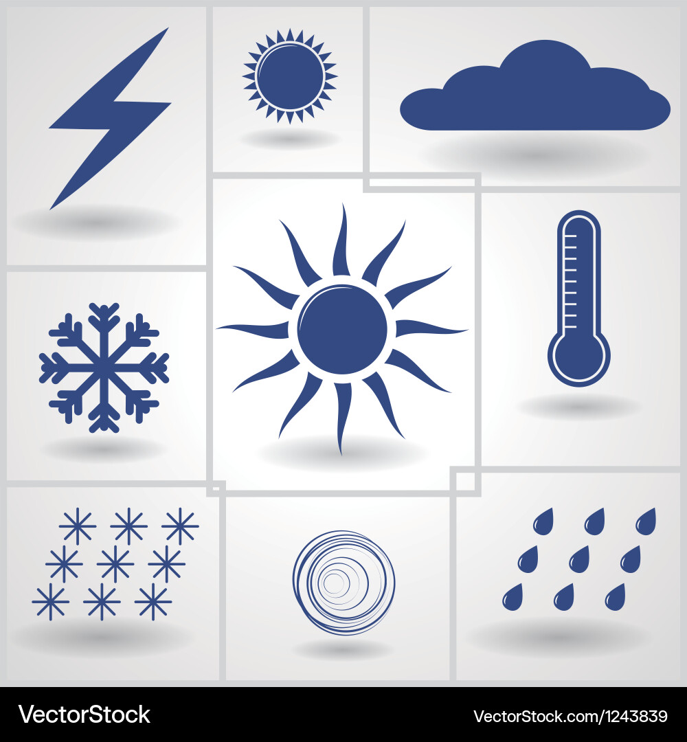 Weather Royalty Free Vector Image - VectorStock