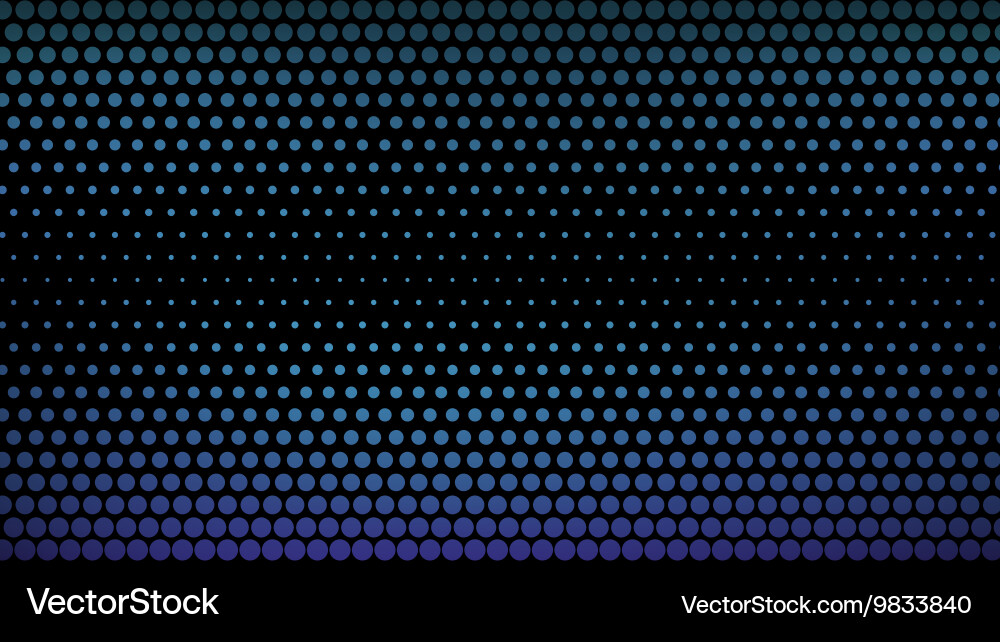 Halftone Blue Gradient Background Royalty Free Vector Image