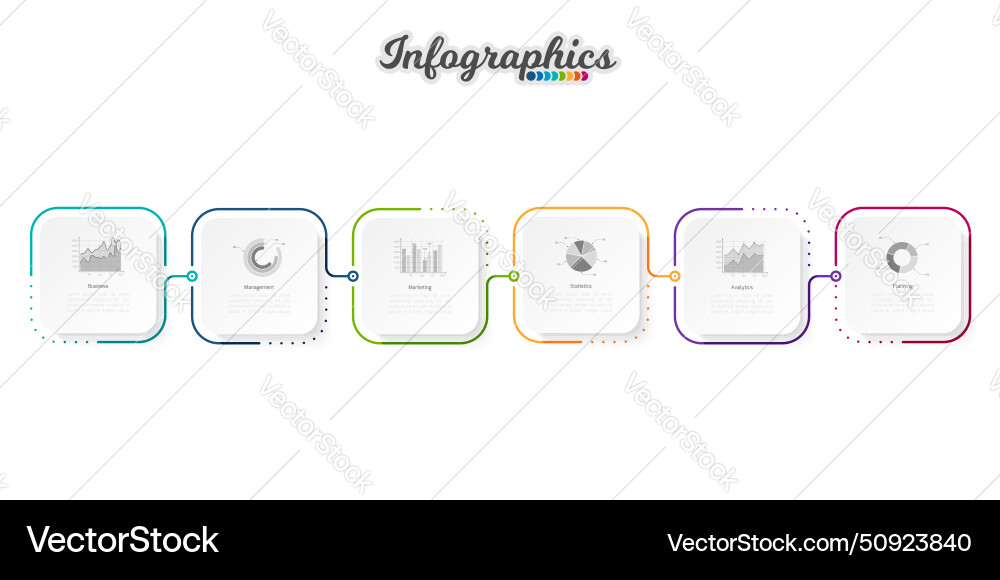 Infographic timeline template Royalty Free Vector Image
