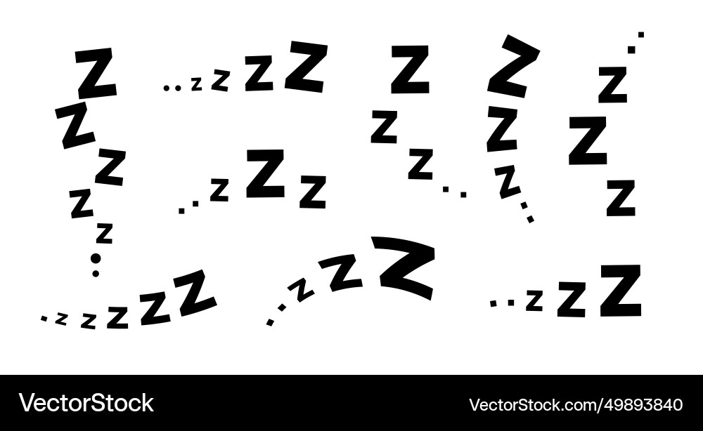 Sleep Z Vector Images (over 420)