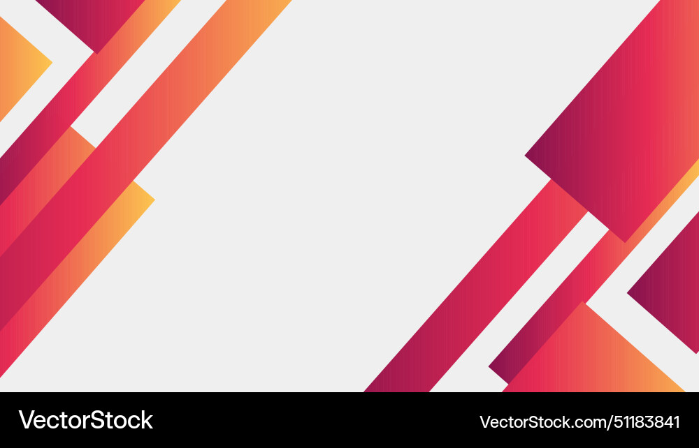 Abstract modern red and orange gradient lines Vector Image