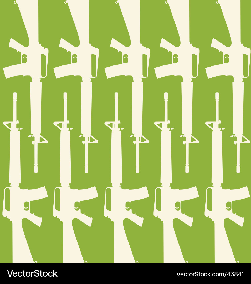 Gun pattern Royalty Free Vector Image - VectorStock